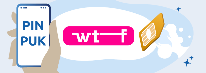 Como posso saber o meu PIN e PUK WTF?