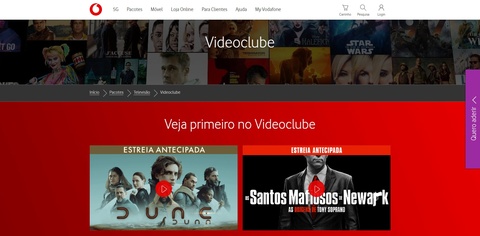Como funciona o Videoclube da Vodafone?